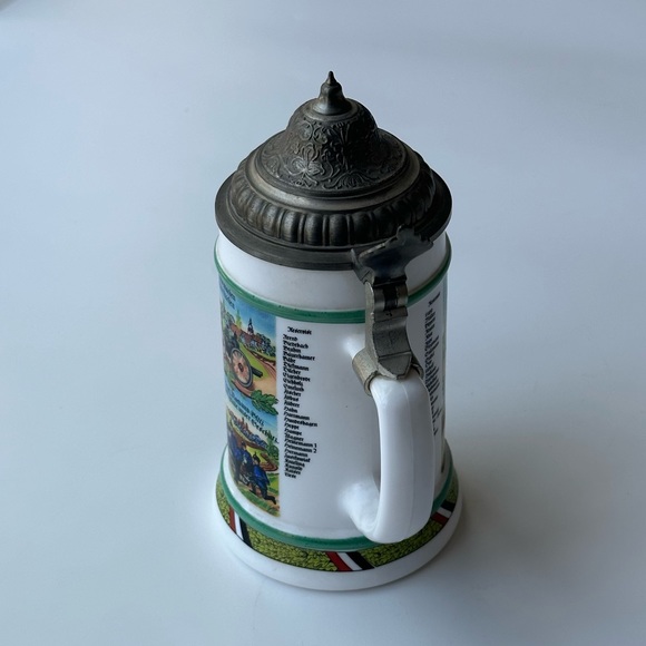 Vintage | Dining | Vintage Bmf Milk Glass German Beer Stein | Poshmark